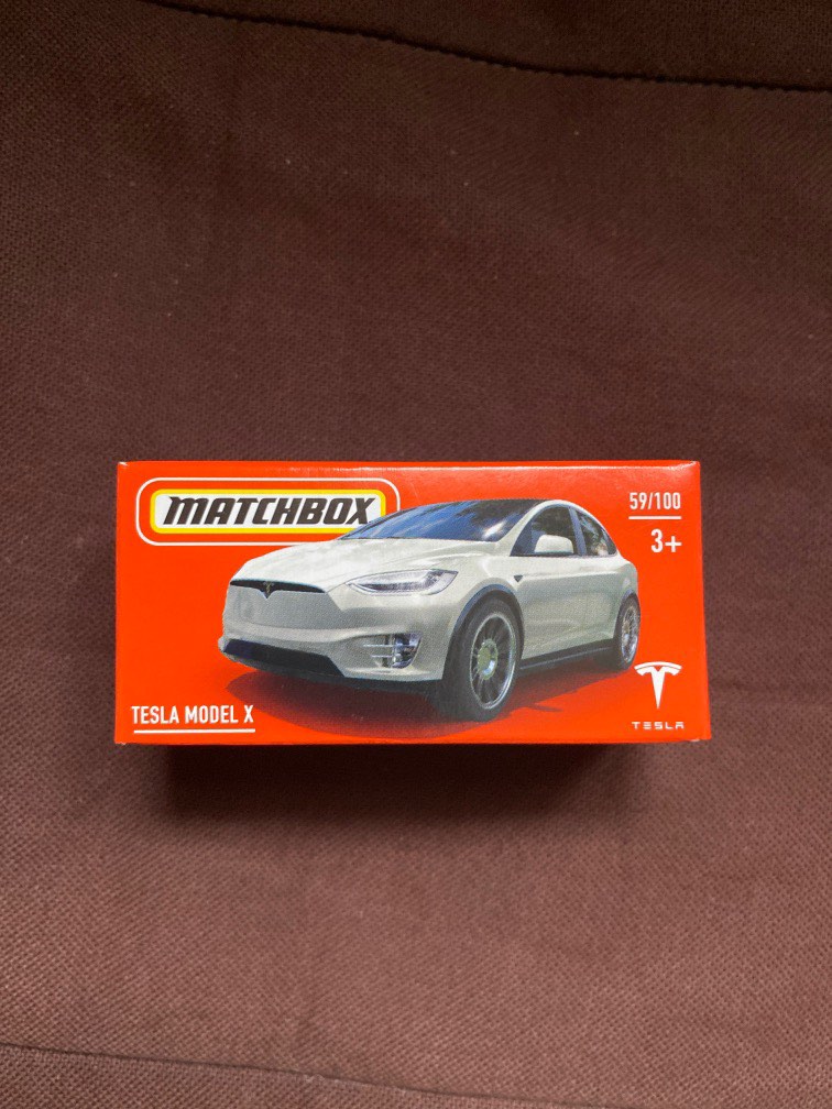 Matchbox miniature car Tesla Model X (59/100) - totally brand new ...