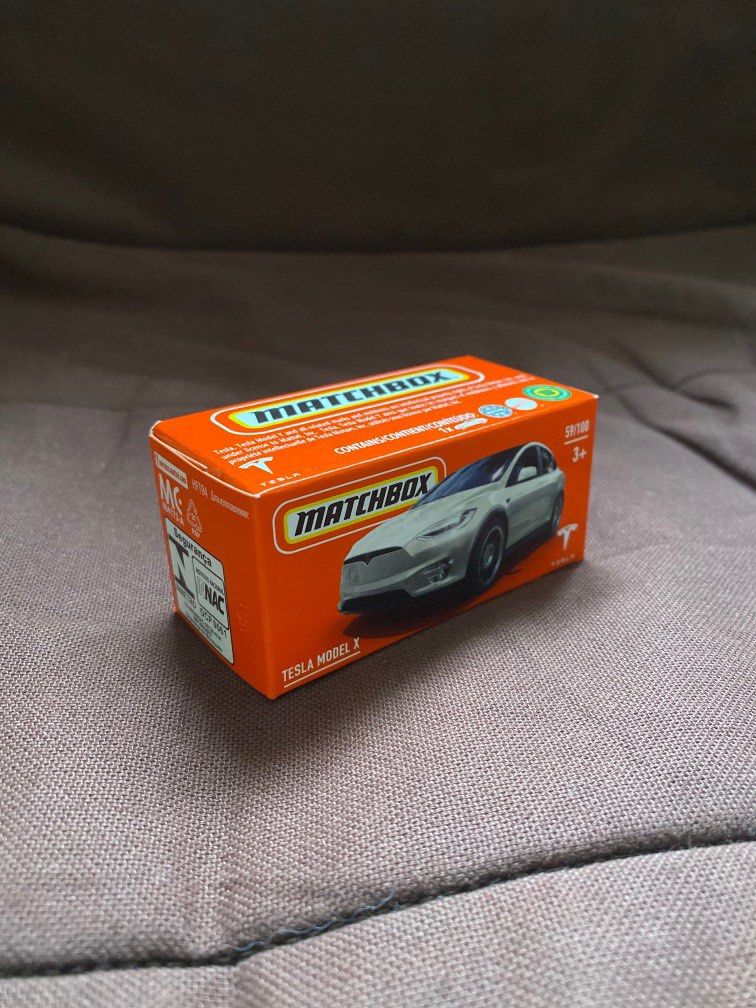 Matchbox miniature car Tesla Model X (59/100) - totally brand new ...