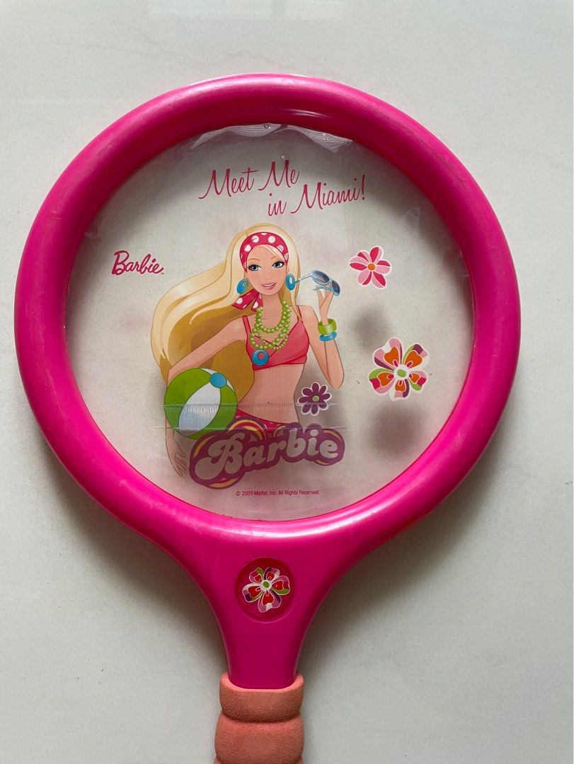 Mattel Barbie Doll Pink Rackets, Hobbies & Toys, Toys & Games on Carousell