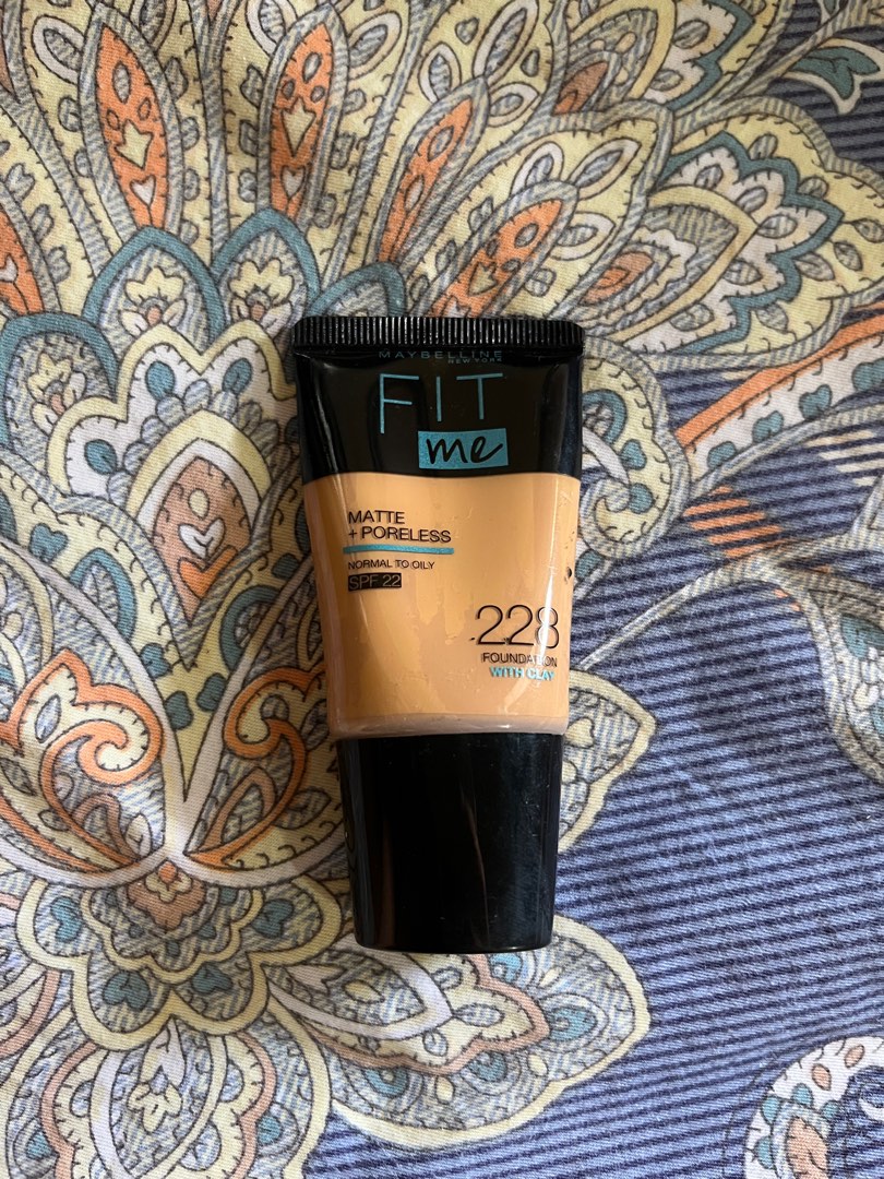 MAYBELLINE FIT ME FOUNDATION (Matte + Poreless), Beauty & Personal Care ...