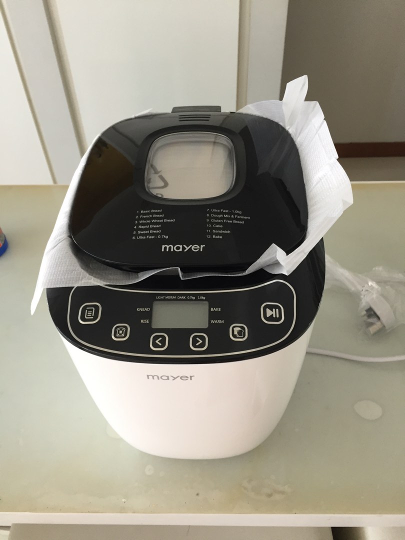 Mayer breadmaker, TV & Home Appliances, Kitchen Appliances, Breadmakers ...