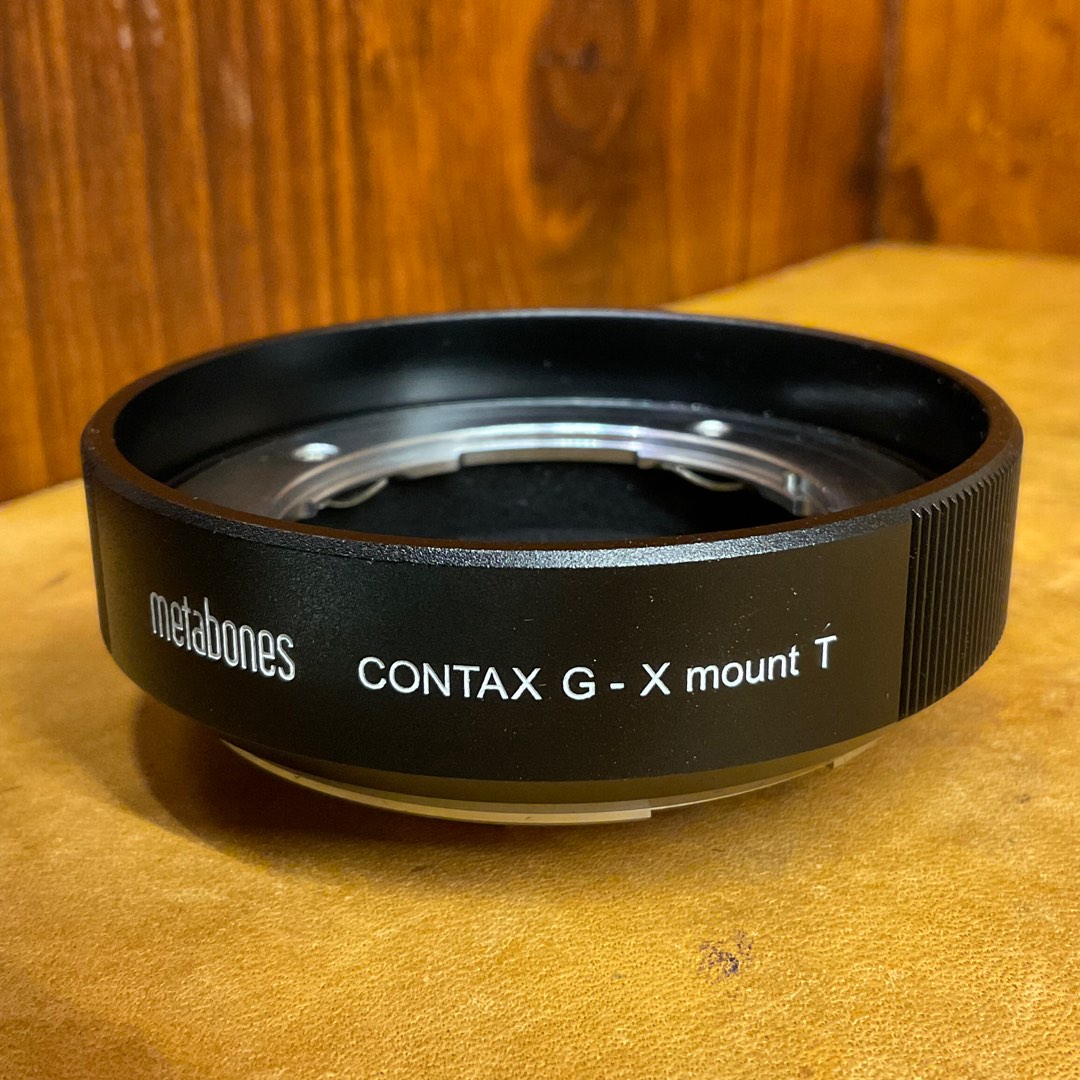 Metabones Adapter: Contax G to Fuji X mount, Photography, Lens & Kits ...