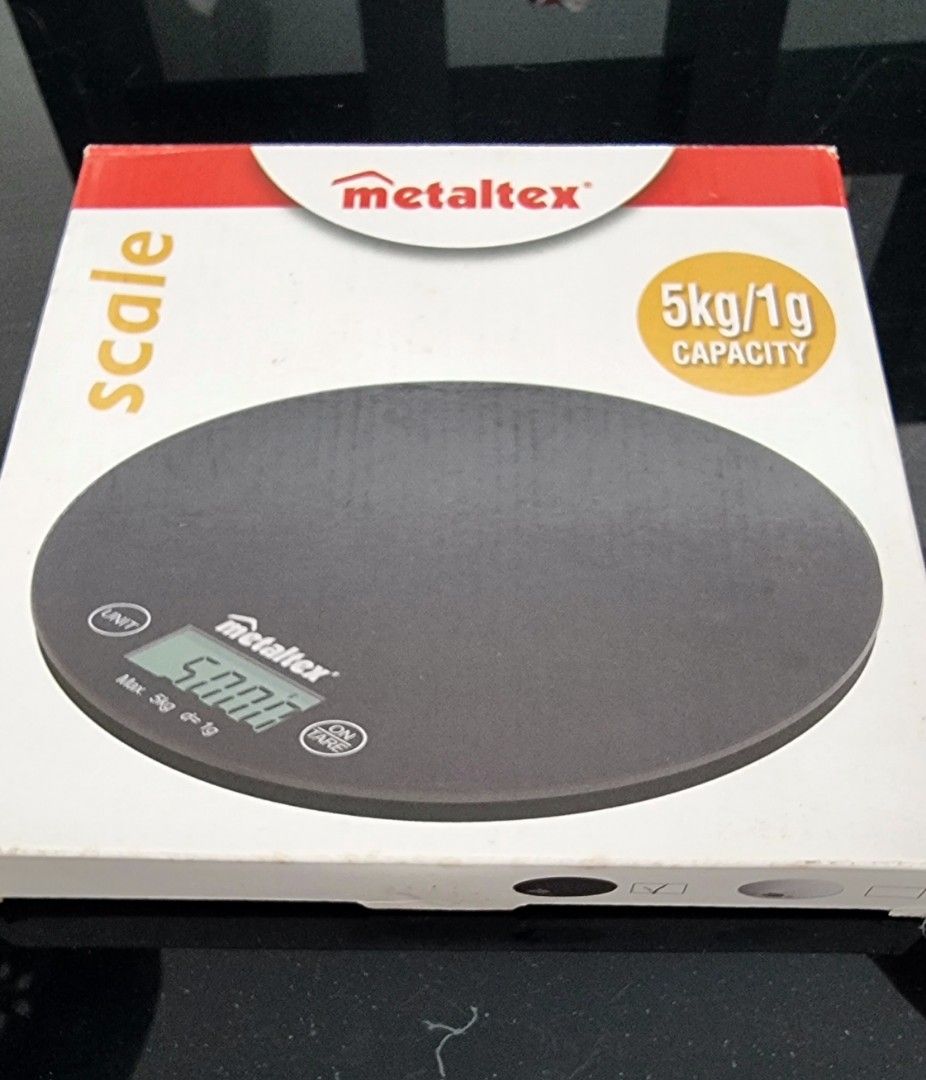 Metaltex high precision baking weighing scale, Furniture & Home Living ...