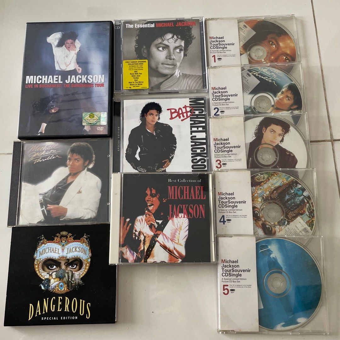 Michael Jackson CDs, Hobbies & Toys, Music & Media, CDs & DVDs on Carousell