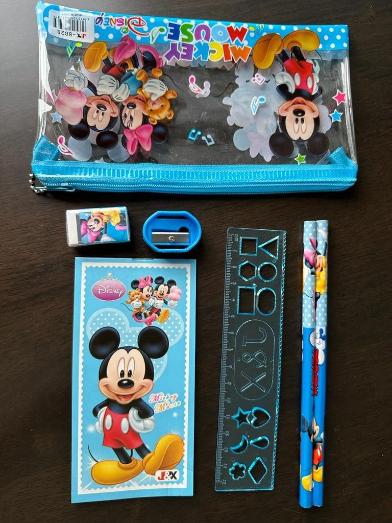 mickey mouse stationary set back to school pencil case disney pencil ...