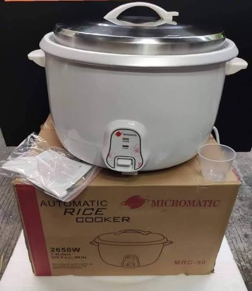 Micromatic Rice Cooker 45 Cups 7.8L MRC-50, Furniture & Home Living ...