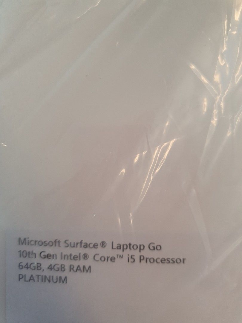 Microsoft surface laptop go in processor, Computers & Tech, Laptops ...