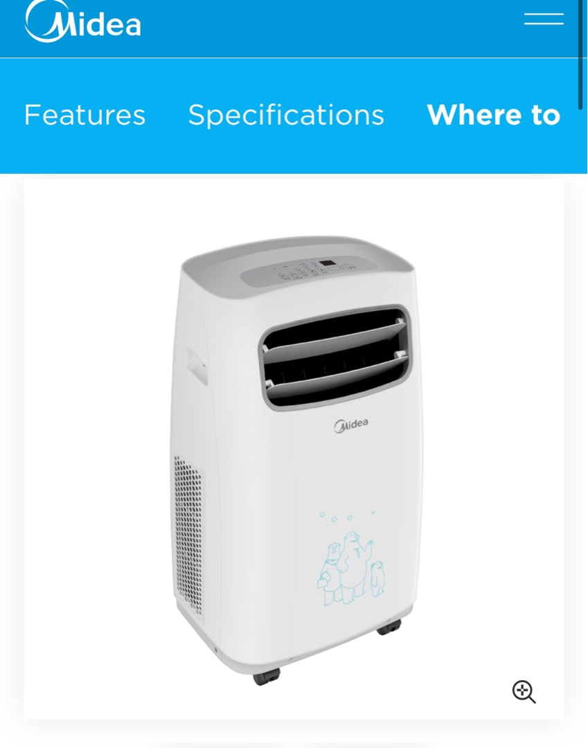 Midea 12k BTU air condition, TV & Home Appliances, Air Conditioners ...