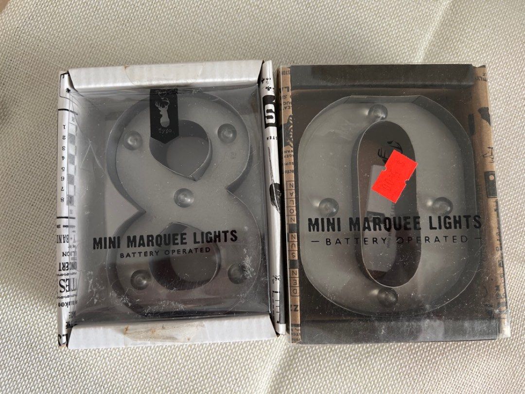 Mini Marquee Lights, Furniture & Home Living, Lighting & Fans, Lighting ...