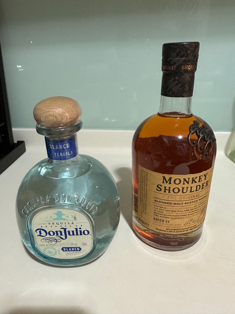 Monkey Shoulder Whiskey, Don Julio Tequila, Food & Drinks, Beverages on ...