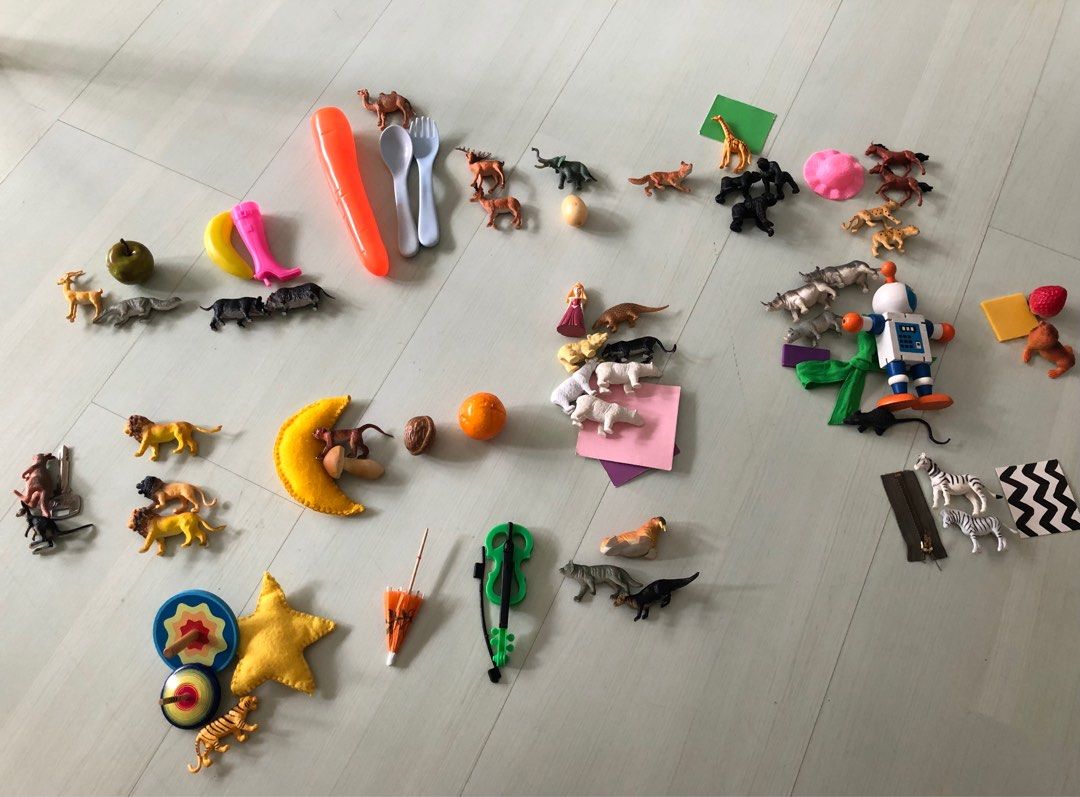 Montessori miniature objects, Hobbies & Toys, Toys & Games on Carousell