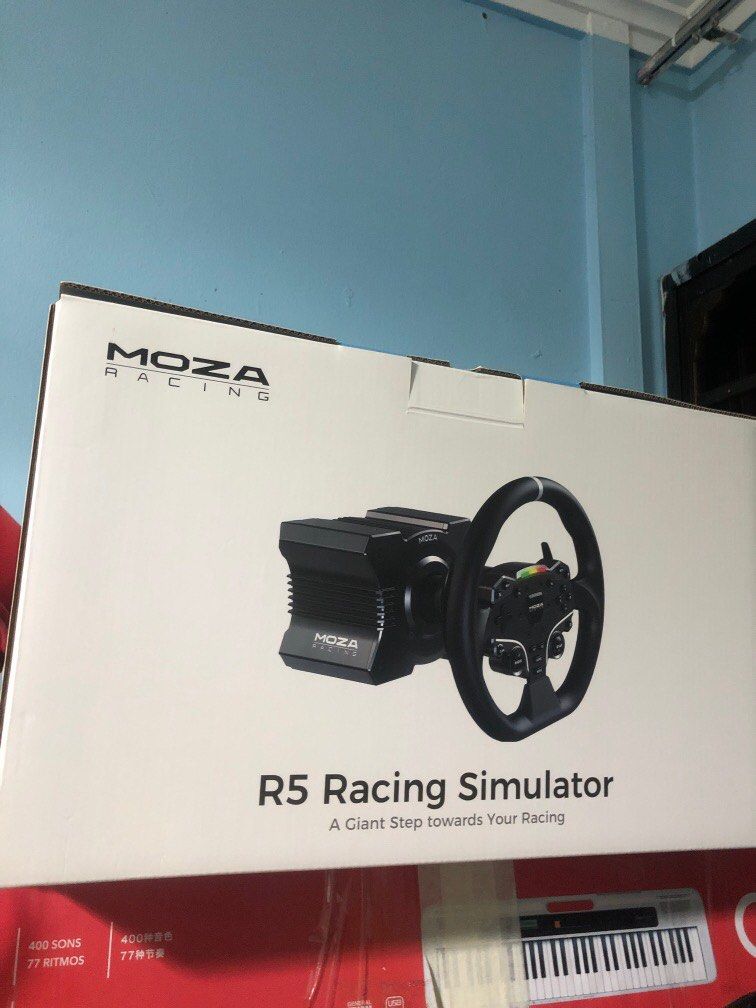 MOZA RACING BUNDLE R5 (wheelbase and pedal), Video Gaming, Gaming ...