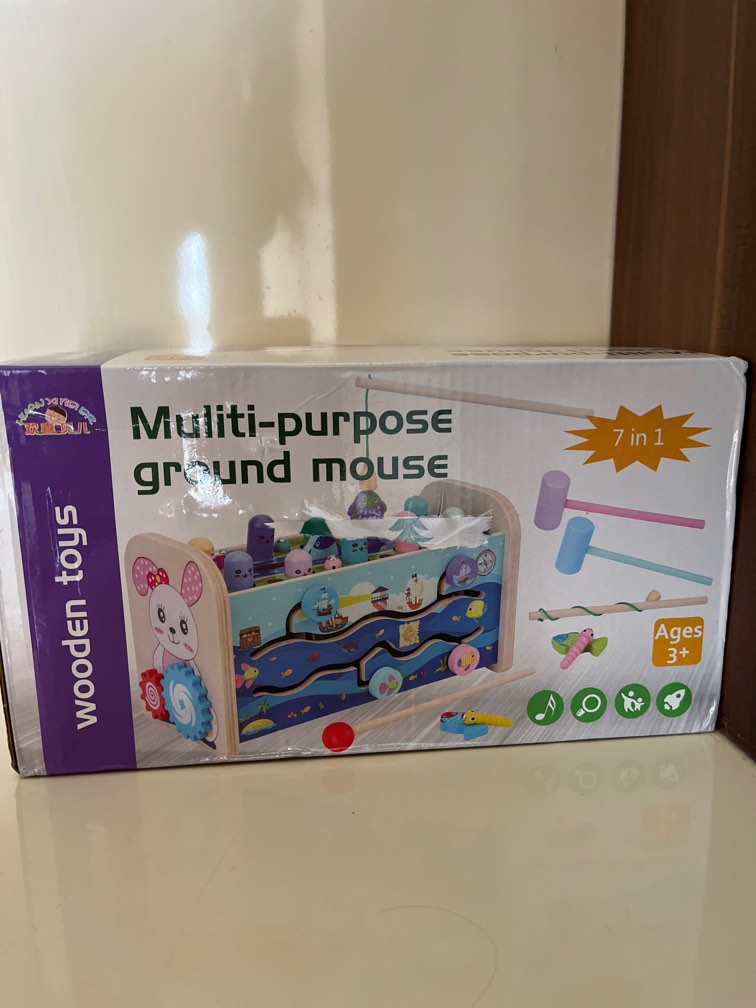 Multi-purpose ground mouse toy, Babies & Kids, Infant Playtime on Carousell