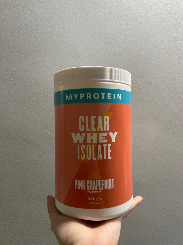 Myprotein clear whey isolate pink grapefruit, Health & Nutrition ...