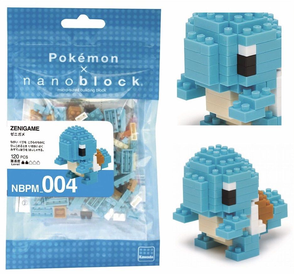 Nanoblock Pokemon Squirtle, Hobbies & Toys, Toys & Games on Carousell