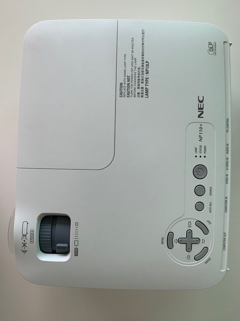 NEC projector NP 110+(only VGA inputs), TV & Home Appliances, TV ...