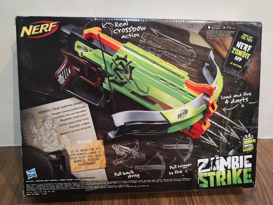 Nerf crossbow arrow gun, Hobbies & Toys, Toys & Games on Carousell