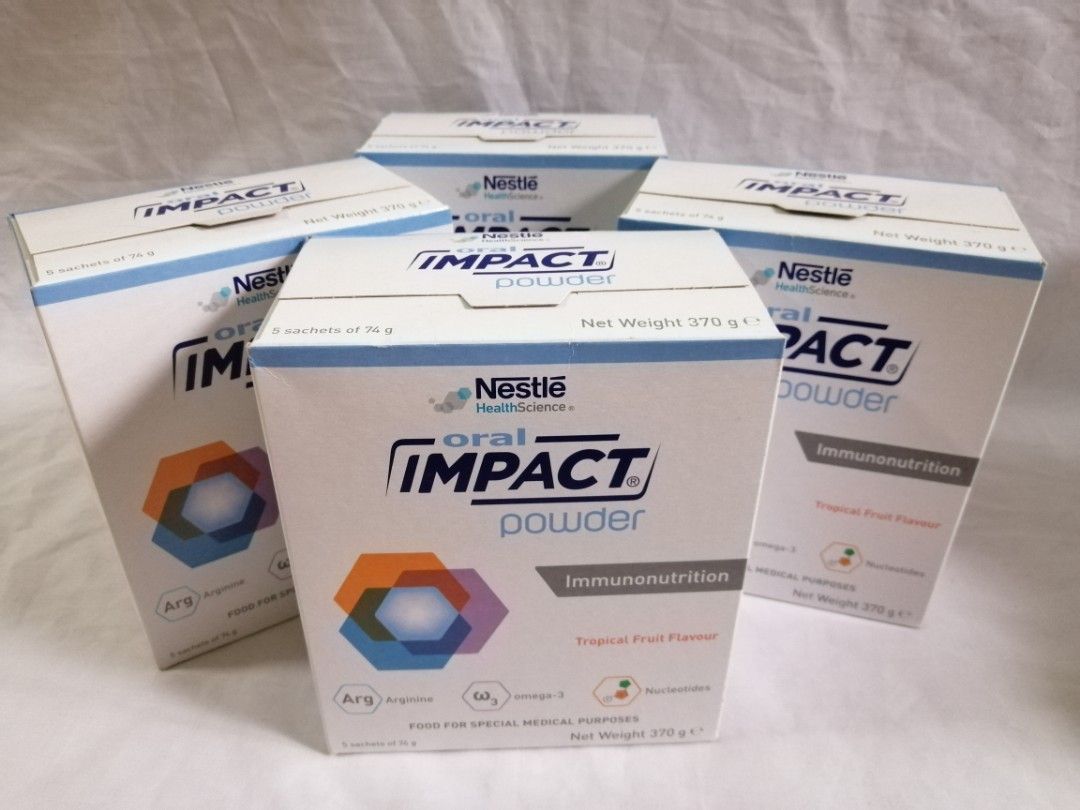 (BN 370g)Nestle Oral IMPACT Powder (5 sachets of 74g), Health ...