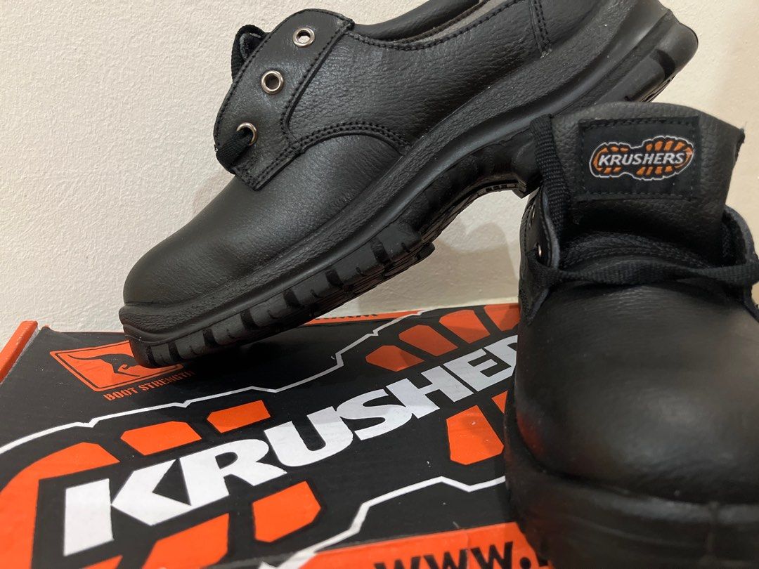 New Krushers Safety shoe, Men's Fashion, Footwear, Boots on Carousell