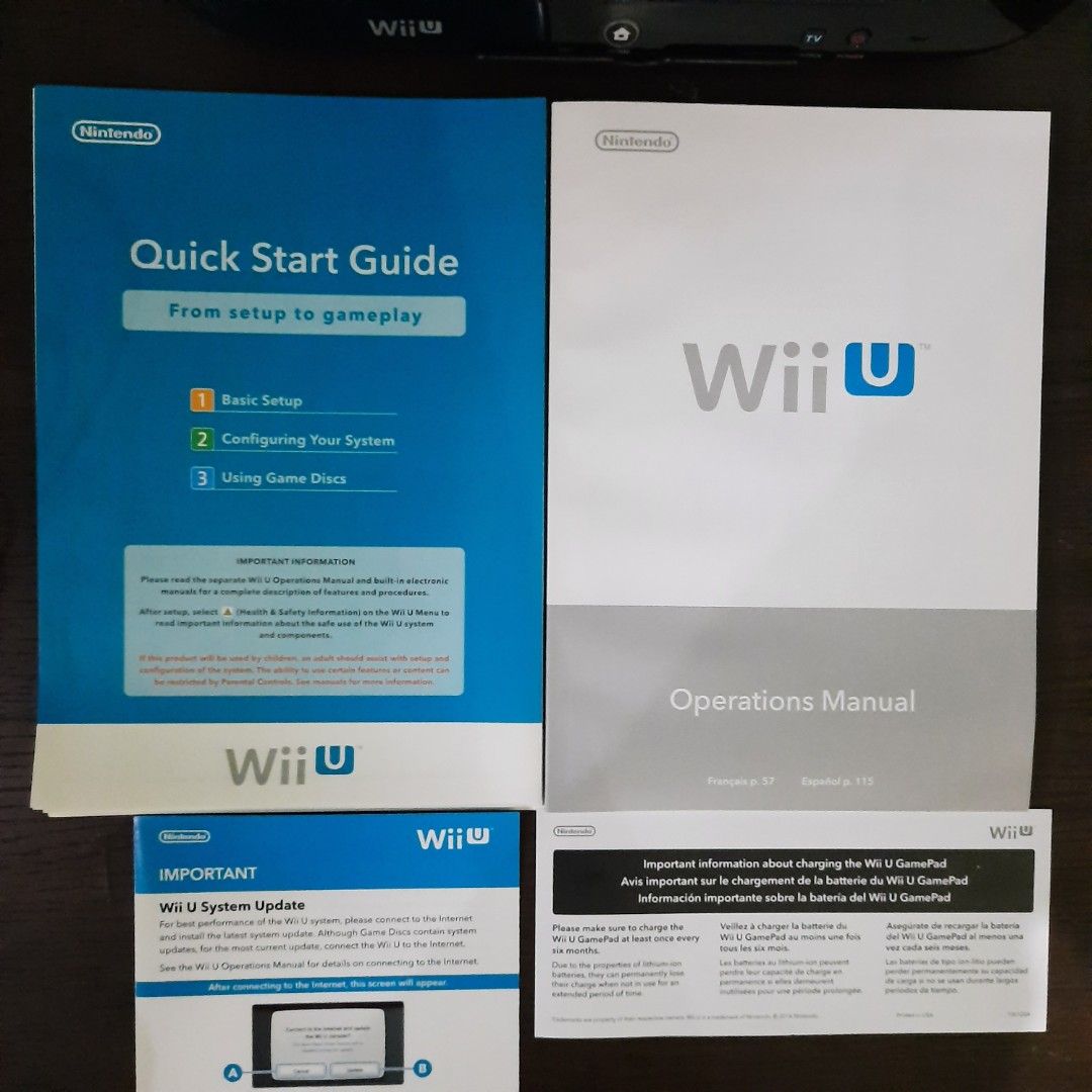 Nintendo Wii U Gaming Console Mario and Luigi Deluxe Set 32 GB (CIB ...