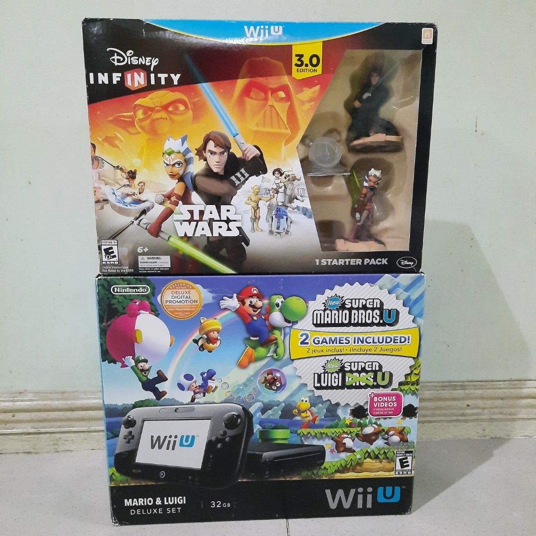 Nintendo Wii U Gaming Console Mario and Luigi Deluxe Set 32 GB (CIB ...