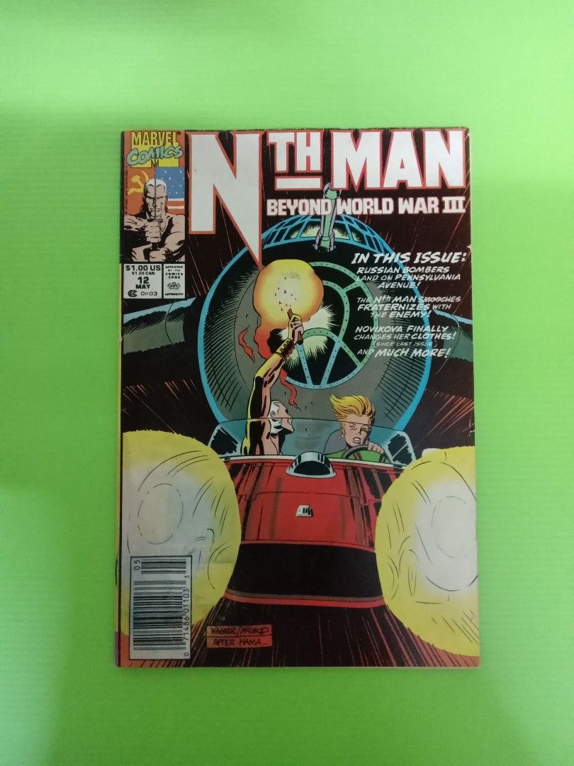 Nth Man #12 ( Ron Wagner - Cover Art ) Marvel Copper Age Issue, Hobbies ...