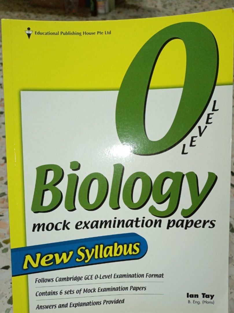 O level biology mock exam papers, Hobbies & Toys, Books & Magazines ...