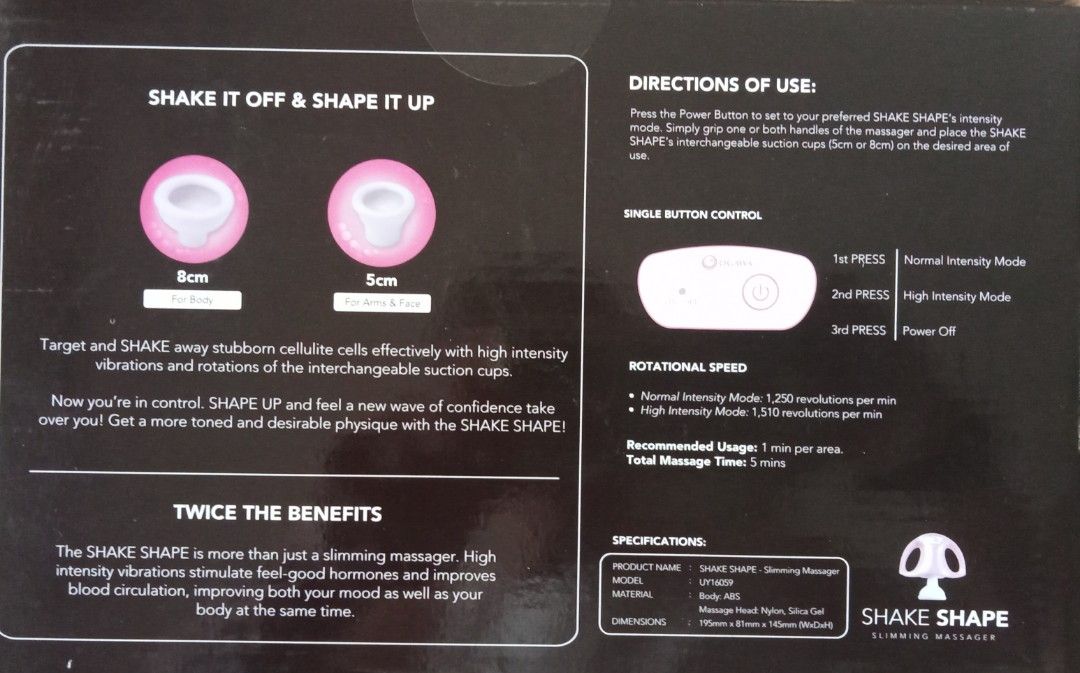 Ogawa shake shape massager, TV & Home Appliances, Other Home Appliances ...