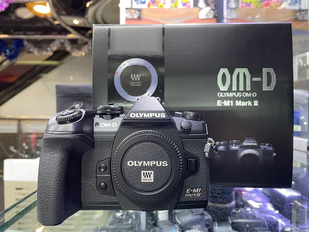 (Soldout) OLYMPUS E-M1 III EM1 M3 EM1 MIII E-M1 MARK III 齊盒 全新一樣 SC 16XX 超小快門, 攝影器材, 相機 - Carousell