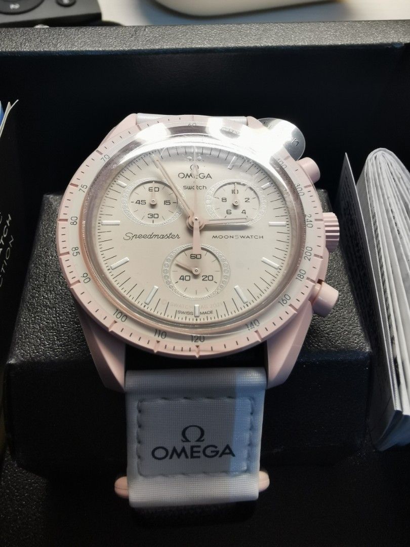 Omega Swatch watch, Luxury, Watches on Carousell