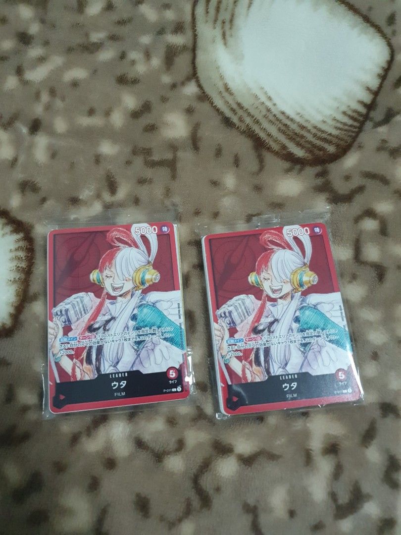 One Piece TCG: Uta Promo Deck & Luffy Sleeves!, Hobbies & Toys, Toys & Games on Carousell