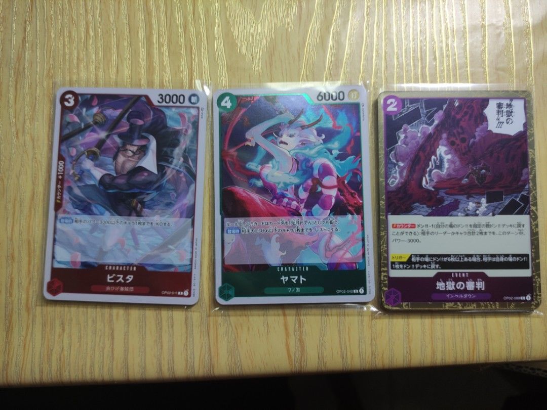 One Piece TCG OP-02, Hobbies & Toys, Toys & Games on Carousell