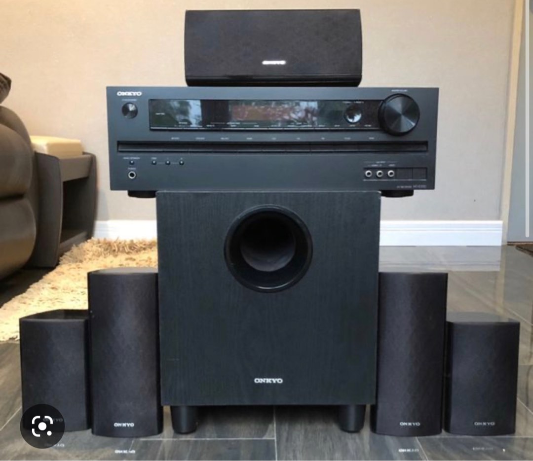 Onkyo HT R390 5:1 home theatre system, Audio, Soundbars, Speakers & Amplifiers on Carousell