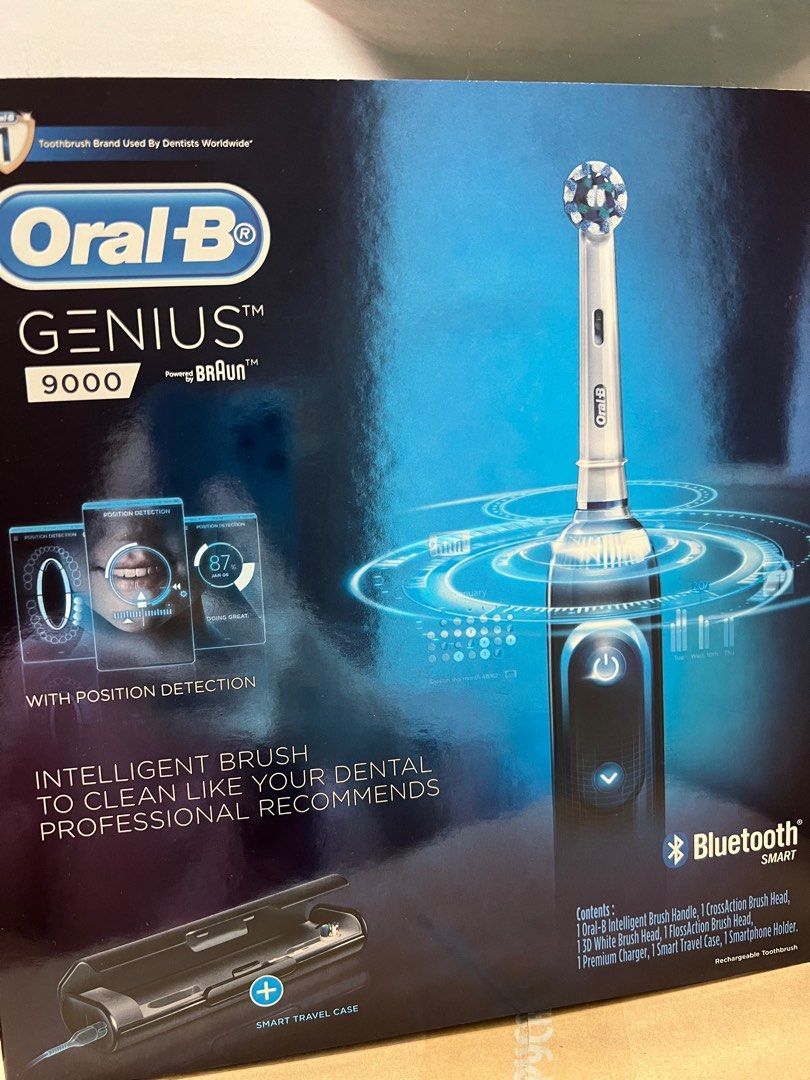 Oral B Genius 9000 Electric Toothbrush, Beauty & Personal Care, Oral ...