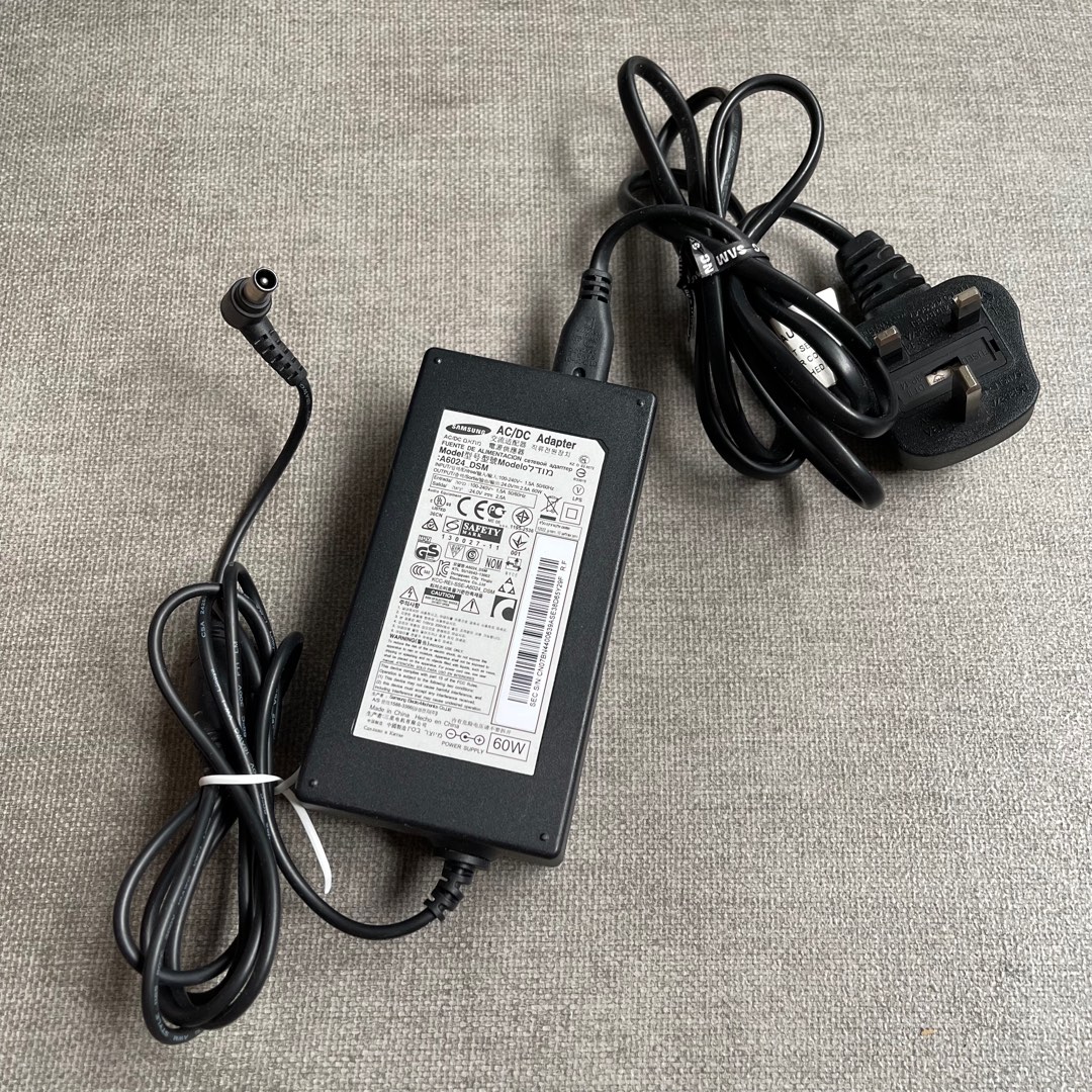 Original Samsung 60W AC / DC Adapter Model A6024_DSM, TV & Home ...