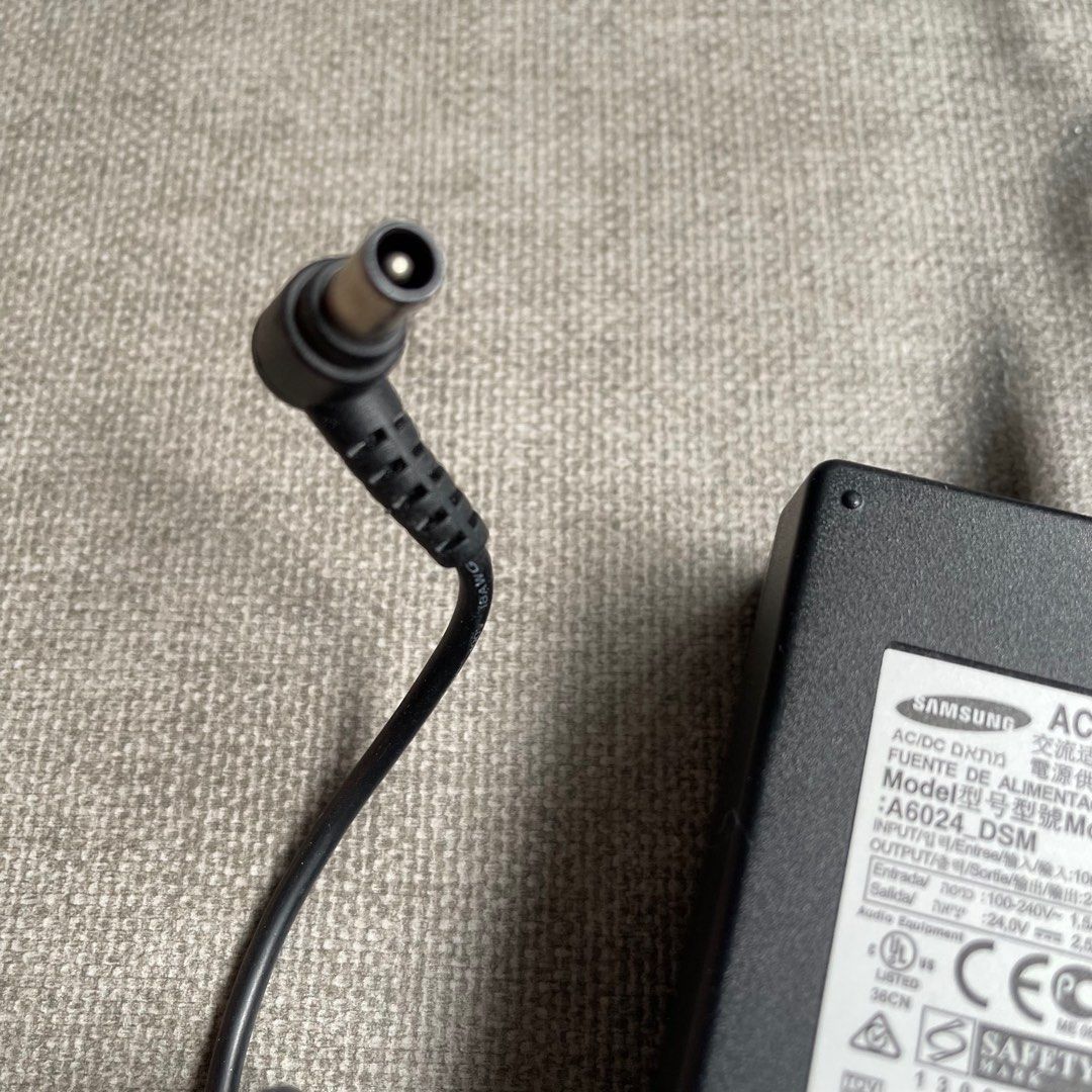 Original Samsung 60W AC / DC Adapter Model A6024_DSM, TV & Home ...