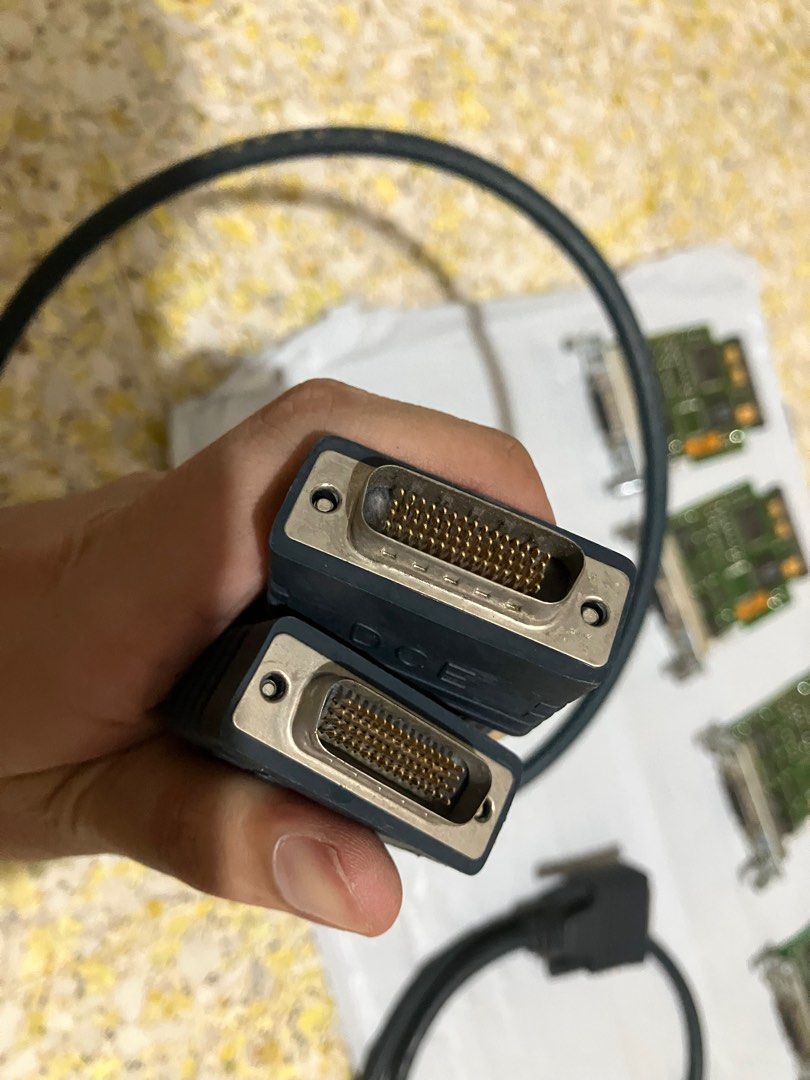 Pair of Cisco WIC1T cards + Serial Cable, Computers & Tech, Office ...