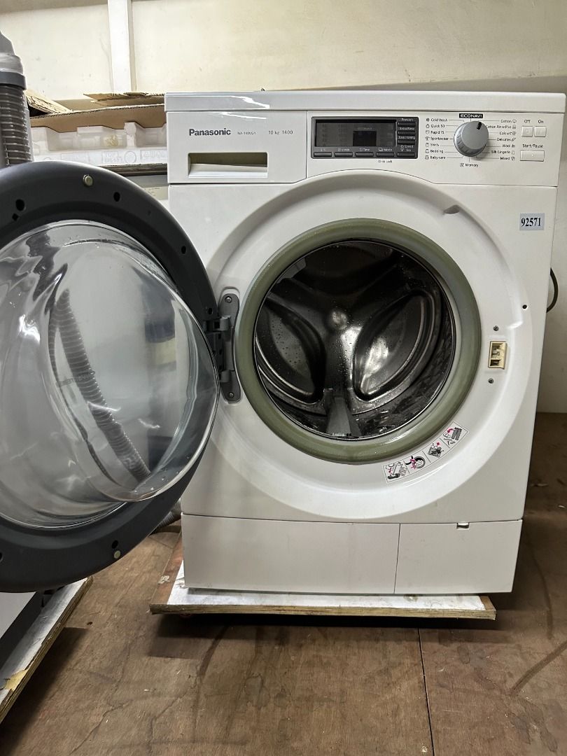 Panasonic 10KG Front-Loader Washing Machine NA-140VG4 (92571), TV ...