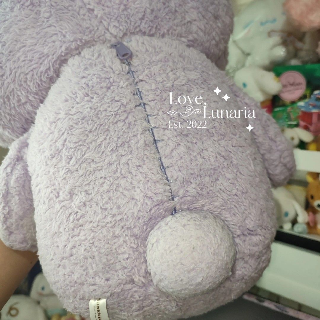 Pastel Purple Rilakkuma Big Plush, Hobbies & Toys, Toys & Games on ...