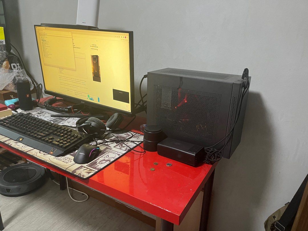 Pc (full set monitor and mouse ), Computers & Tech, Desktops on Carousell