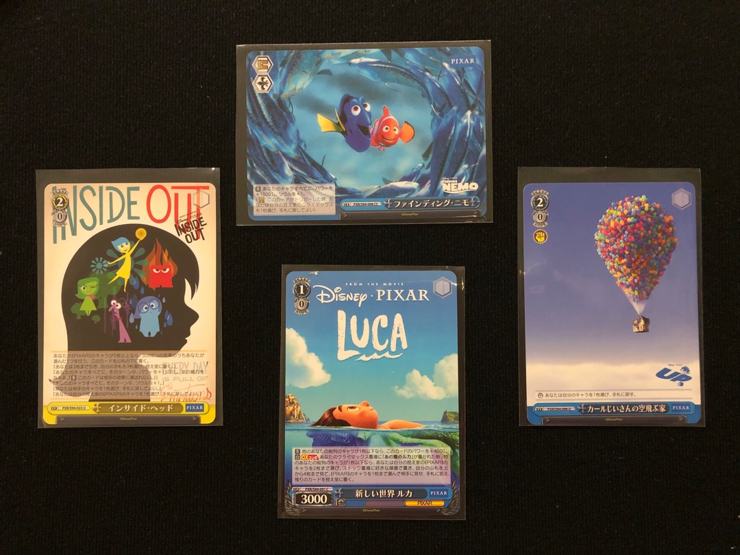 Pixar TCG - Inside out, Finding Nemo, UP, Luca, Hobbies & Toys, Toys ...