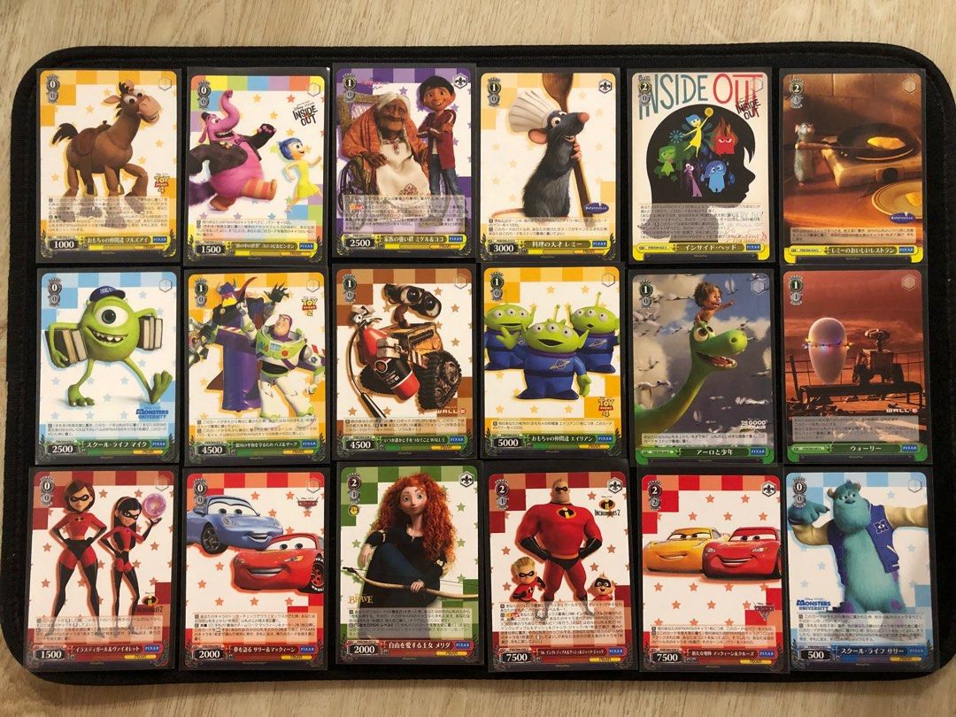 Pixar TCG - Toy story, coco, ratatouille, inside out, incredibles ...