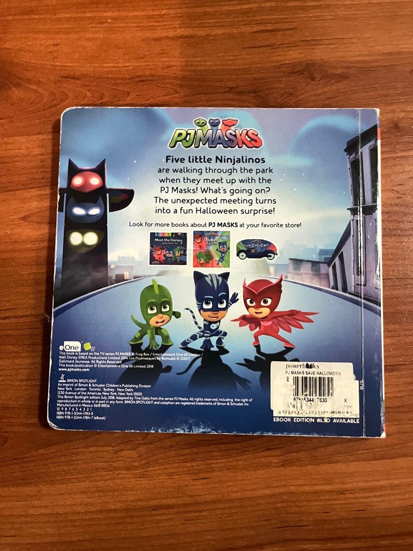PJ Masks Five Little Ninjalinos, Hobbies & Toys, Books & Magazines ...