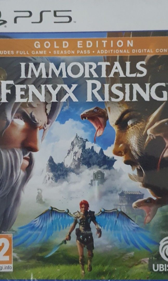 Playstation 5/Ps5 Immortal Fenyx Rising Disc Game, Video Gaming, Video ...