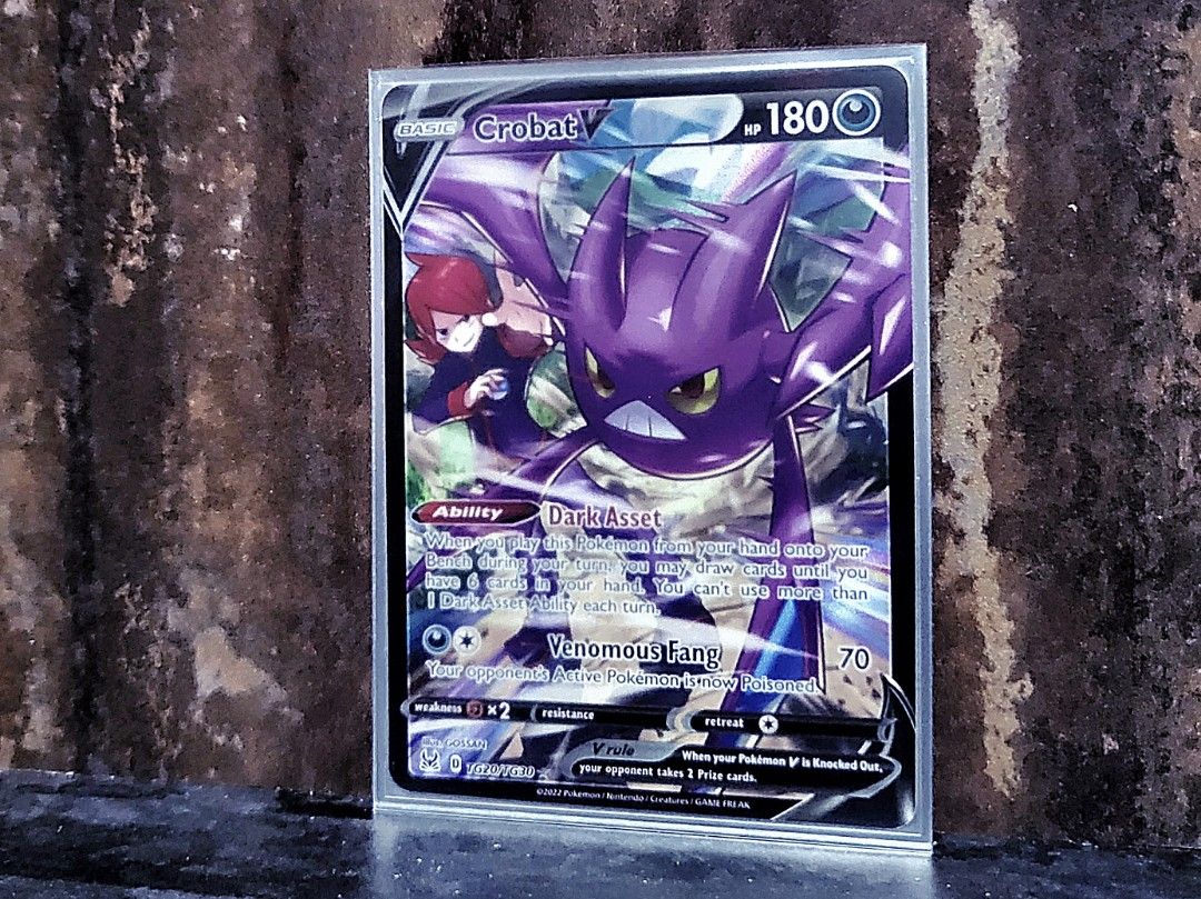 Pokemon Crobat V Trainer Gallery Lost Origins, Hobbies & Toys, Toys ...