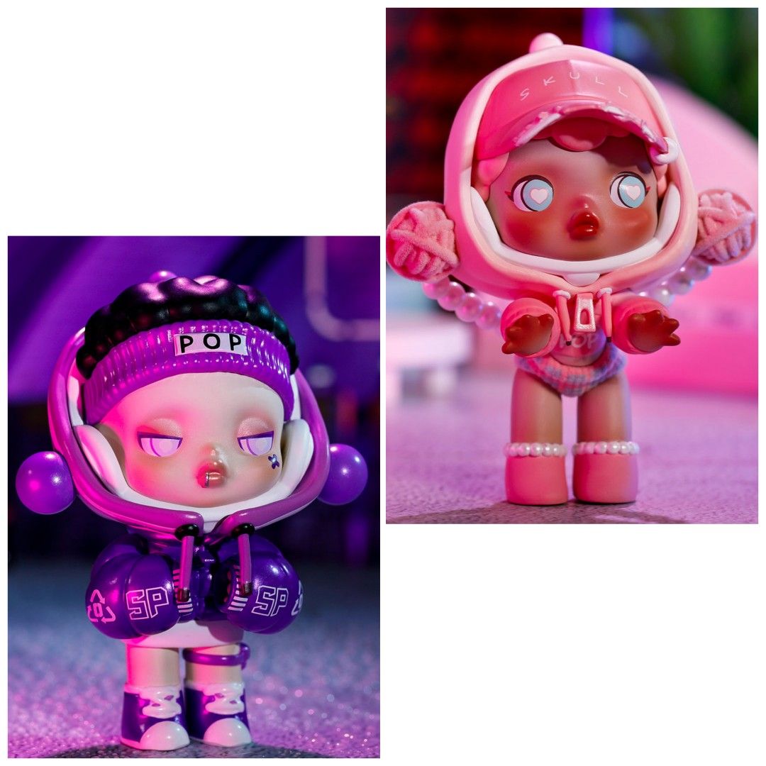 POPMART Skull Panda Hype Panda Fashion Icon | Pink Girl, Hobbies & Toys ...