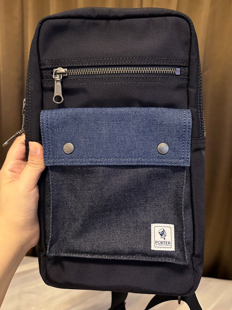 Porter Patch Work Front Sling Bag, Men's Fashion, Bags, Sling Bags on ...