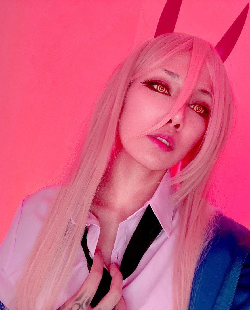 Power | Chainsaw Man Cosplay Costume/Wig Set, Hobbies & Toys ...