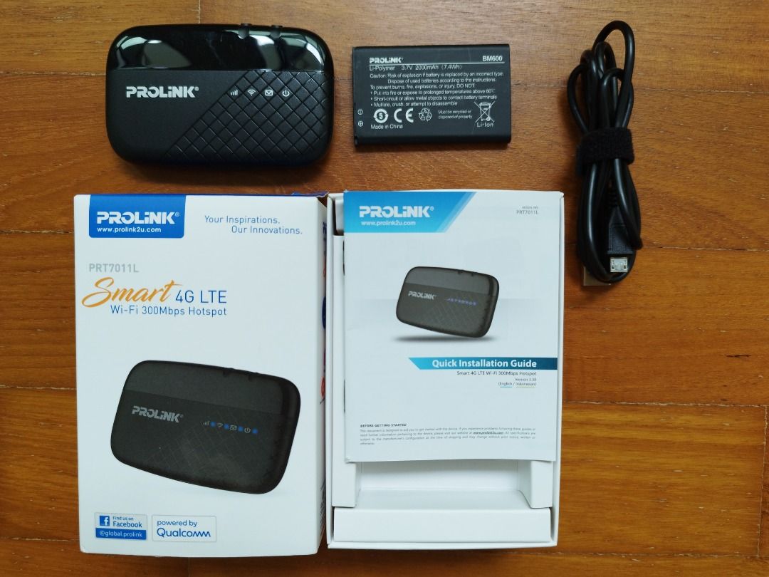 Prolink PRT7011L Portable 4G LTE Wi-Fi Hotspot / USB Modem, Mobile ...