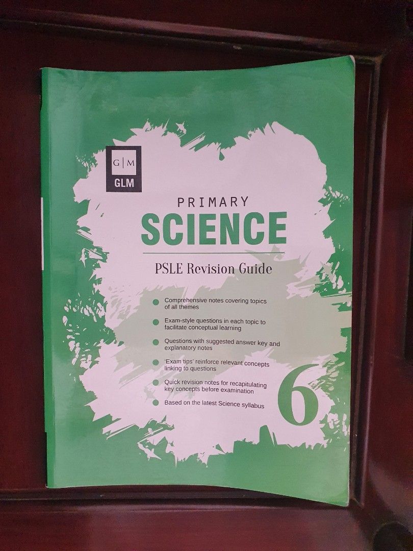PSLE Science Revision Guide GLM (P6), Hobbies & Toys, Books & Magazines ...